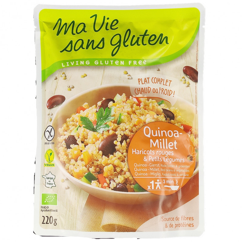 Quinoa-Millet Sans Gluten 220g Bio - Coopnature